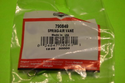 GENUINE OEM BRIGGS & STRATTON PART # 790849 AIR VANE CHOKE SPRING | eBay