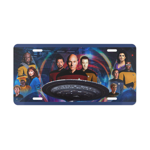 Star Trek The Next Generation TV Show License Plate | eBay
