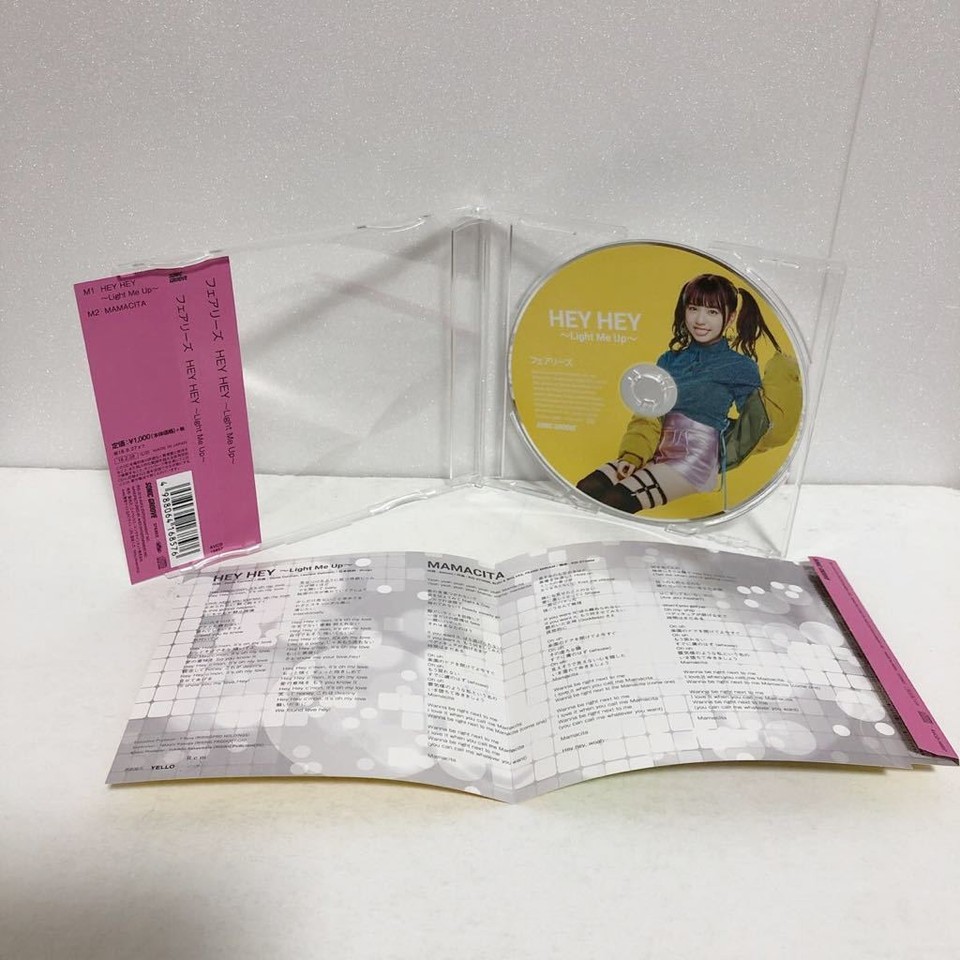 Excellent condition used CD Fairies HEY HEY Light Me Up Mahiro ...