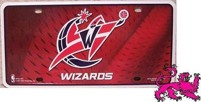 NBA Aluminum License Plate Washington Wizards NEW | eBay