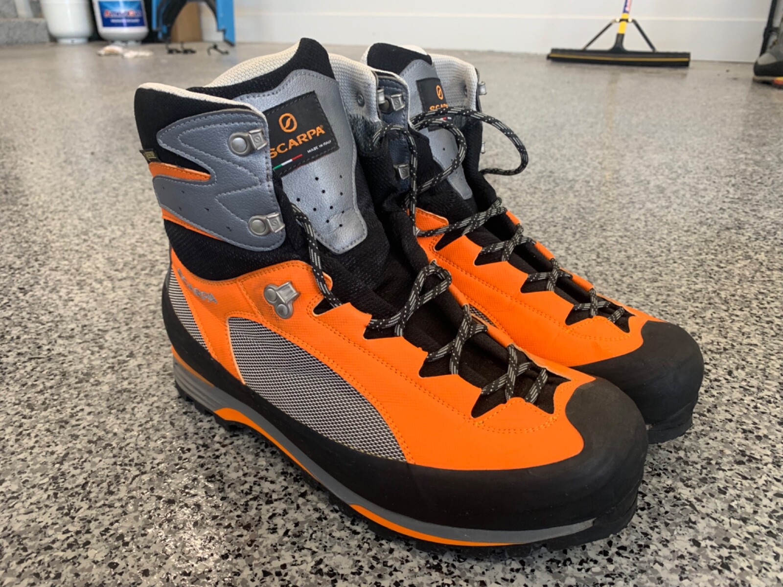 Scarpa Charmoz Pro GTX Mountaineering Boot Orange Mens US14, EU48 | eBay