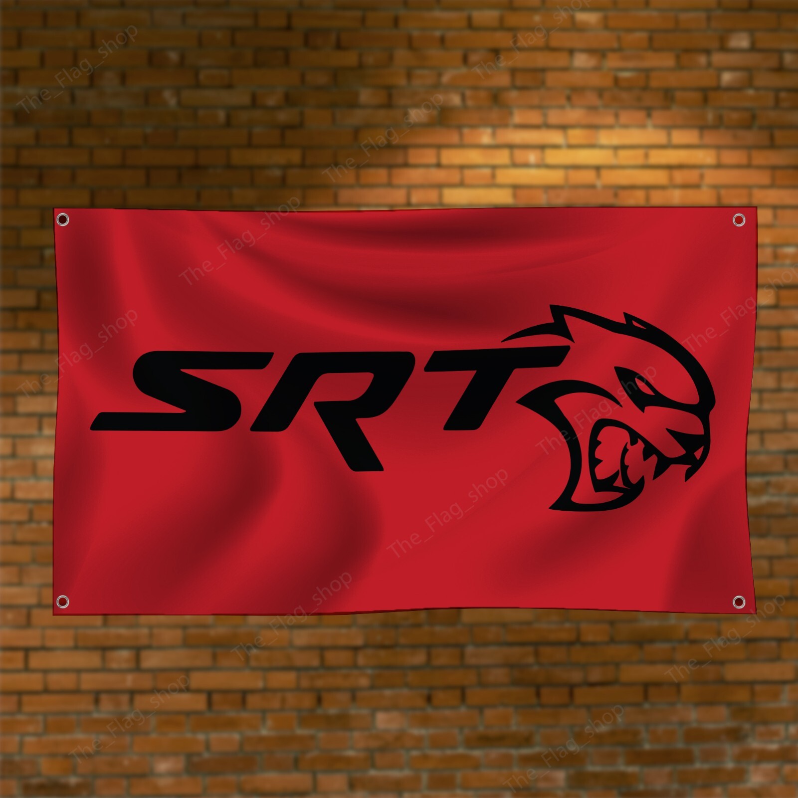 Dodge SRT 3x5ft Flag Banner Hellcat Garage Street Racing Car Man Cave ...