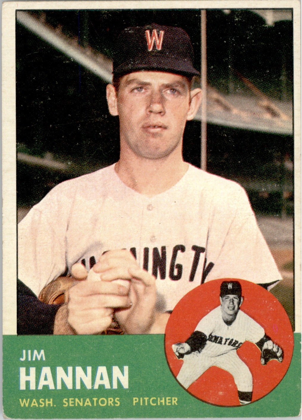 1963 Topps 121 Jim Hannan RC VG-EX #D302859 | eBay