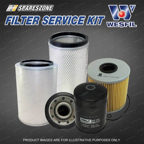 Oil Air Fuel Filter Service Kit for Isuzu FRD FRR FSR FSS FTR FTS FVD ...