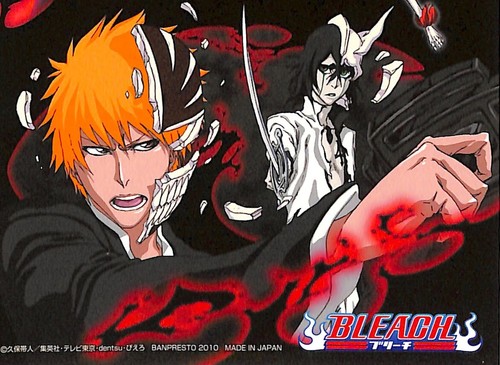 Bleach Sticker Seal Decal A6 Ichiban Kuji F Prize Sosuke Aizen Ichigo ...