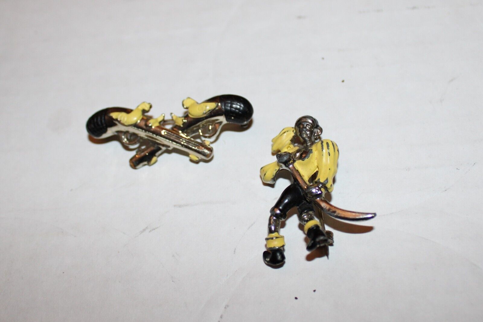 Vtg Pirate Buccaneer Cutlass Sword Figure Flintlock P… - Gem