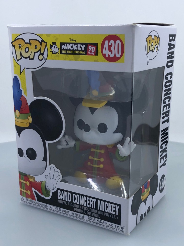 Funko POP! Disney Mickey Mouse 90 Years Mickey Mouse Band Concert #430 ...