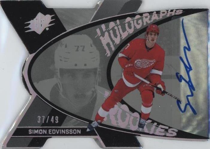 2023-24 SPx - Auto Holograph Rookies Simon Edvinsson #HGR-SE /49 (AU ...