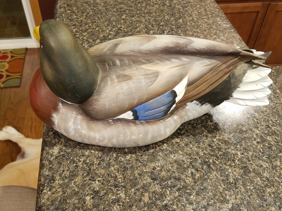 Dick Bonner Limited Edition 15/2000 Mallard Drake Wooden Duck Decoy ...