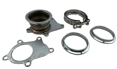 Adapter Kit T3 T3/T4 5 Bolt Turbo Exhaust Outlet Downpipe Flange to 3 ...