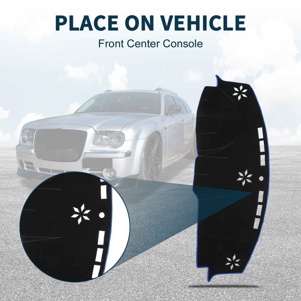 Dashboard Dash Cover Mat Pad for Chrysler 300C 2004-2010 Protector ...