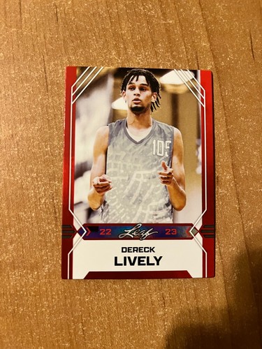 2022-23 Leaf Basketball - Dereck Lively - #B-1 Red Parallel SP DUKE | eBay