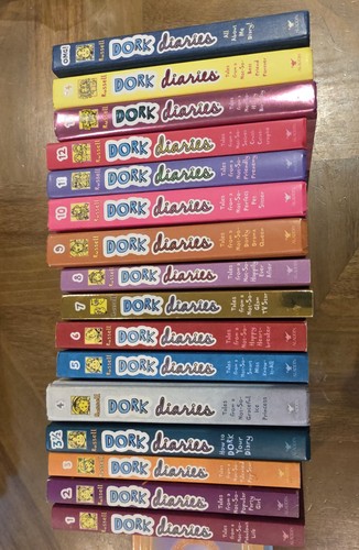 Dork Diaries Boxed Books 1-14 (Plus 3 1/2) & All About Me Diary Set Of ...