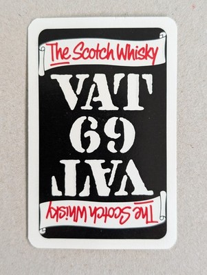 Single playing card - Whisky - Vat 69 The Scotch whisky [71] | eBay