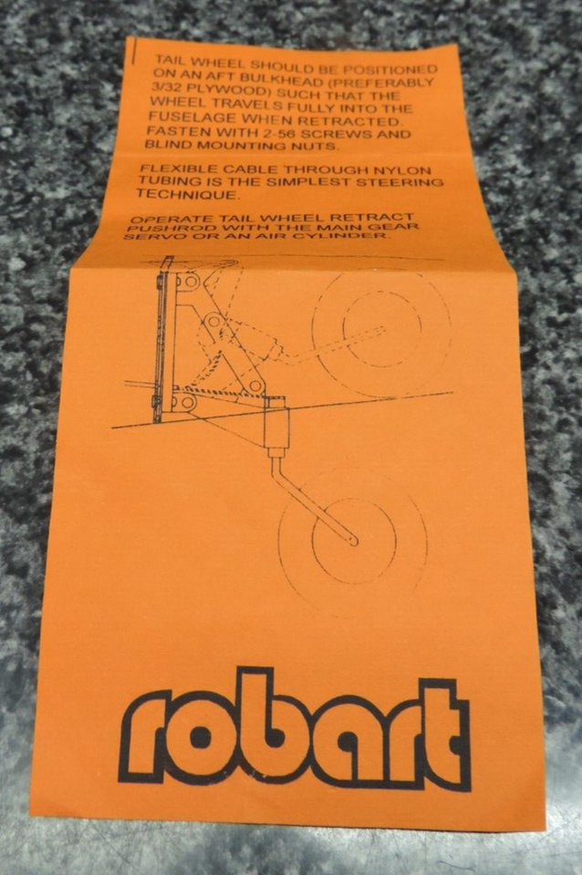 Robart Brown Derby RC Model Airplane Gas Powered Lot Landing Gear ...