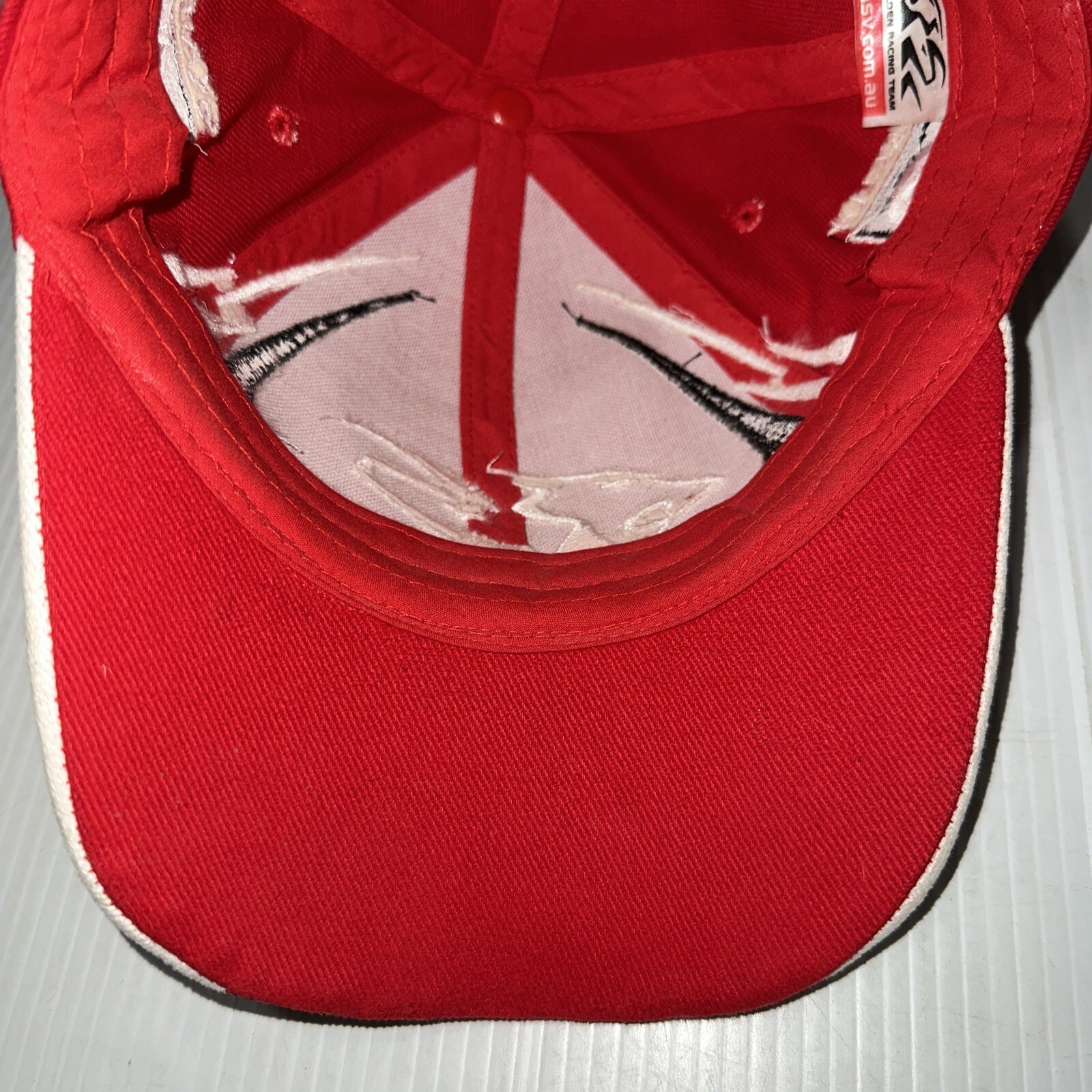 2003 HSV HRT Holden Racing Team Hat Mens Red Cap Skai… - Gem