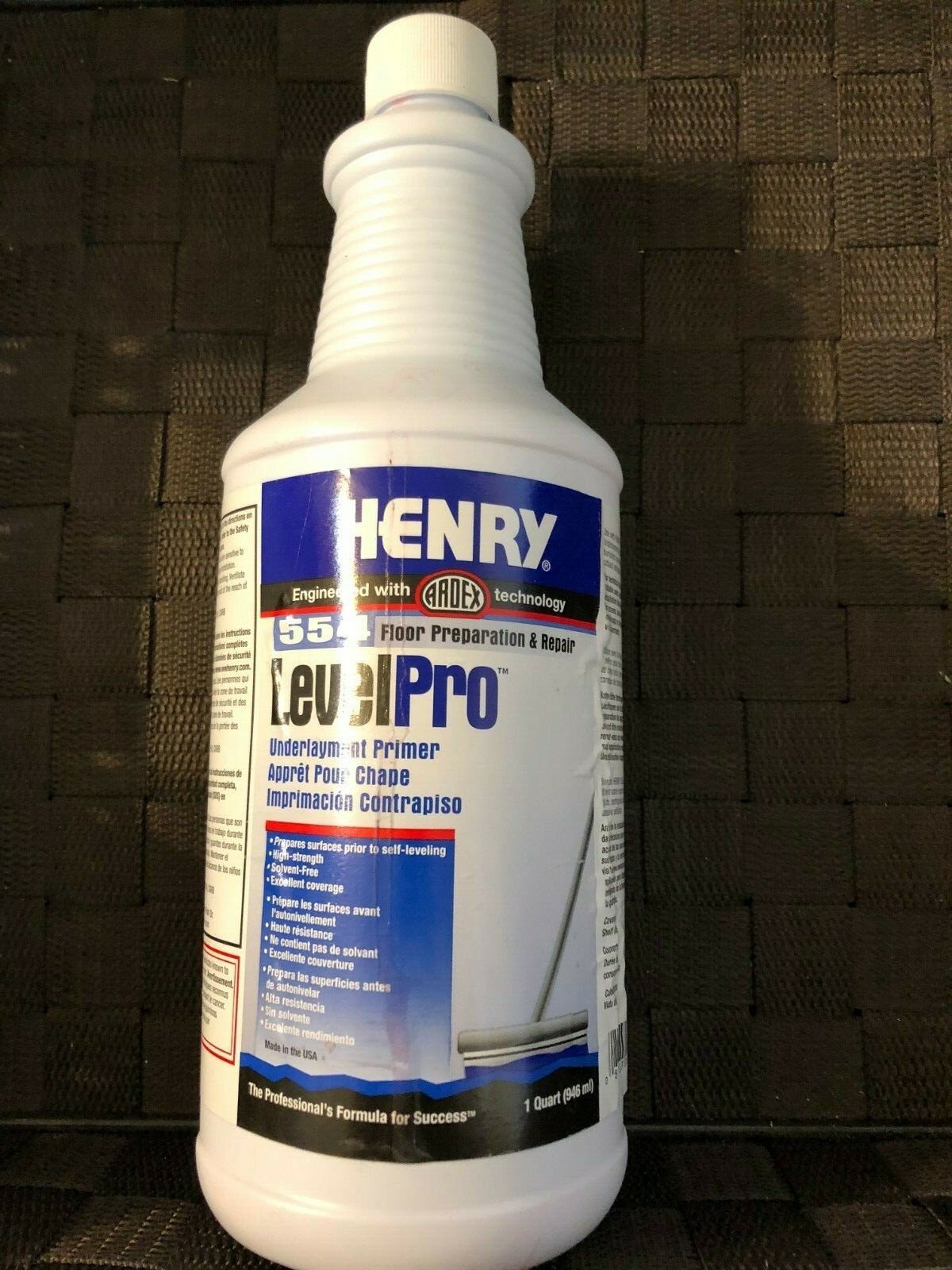 3x Henry Underlayment Primer 554 Level Pro 1 Quart Latex Emulsion ...