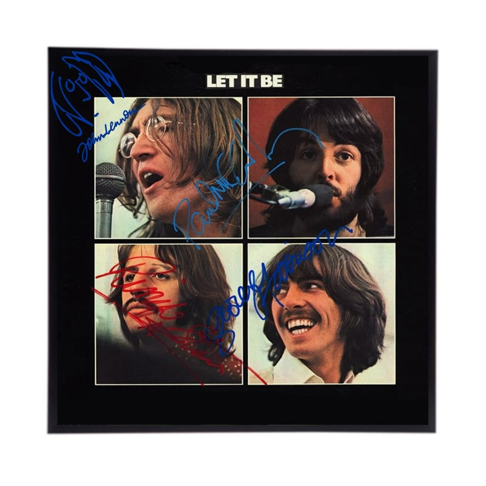 Choose any 6. Beatles Autographed FRAMED Album Cover Reprints. | eBay