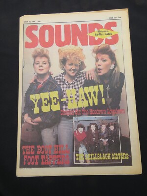 SOUNDS Music Magazine March 24 1984 Boothill Foot Tappers Carmel Gary ...