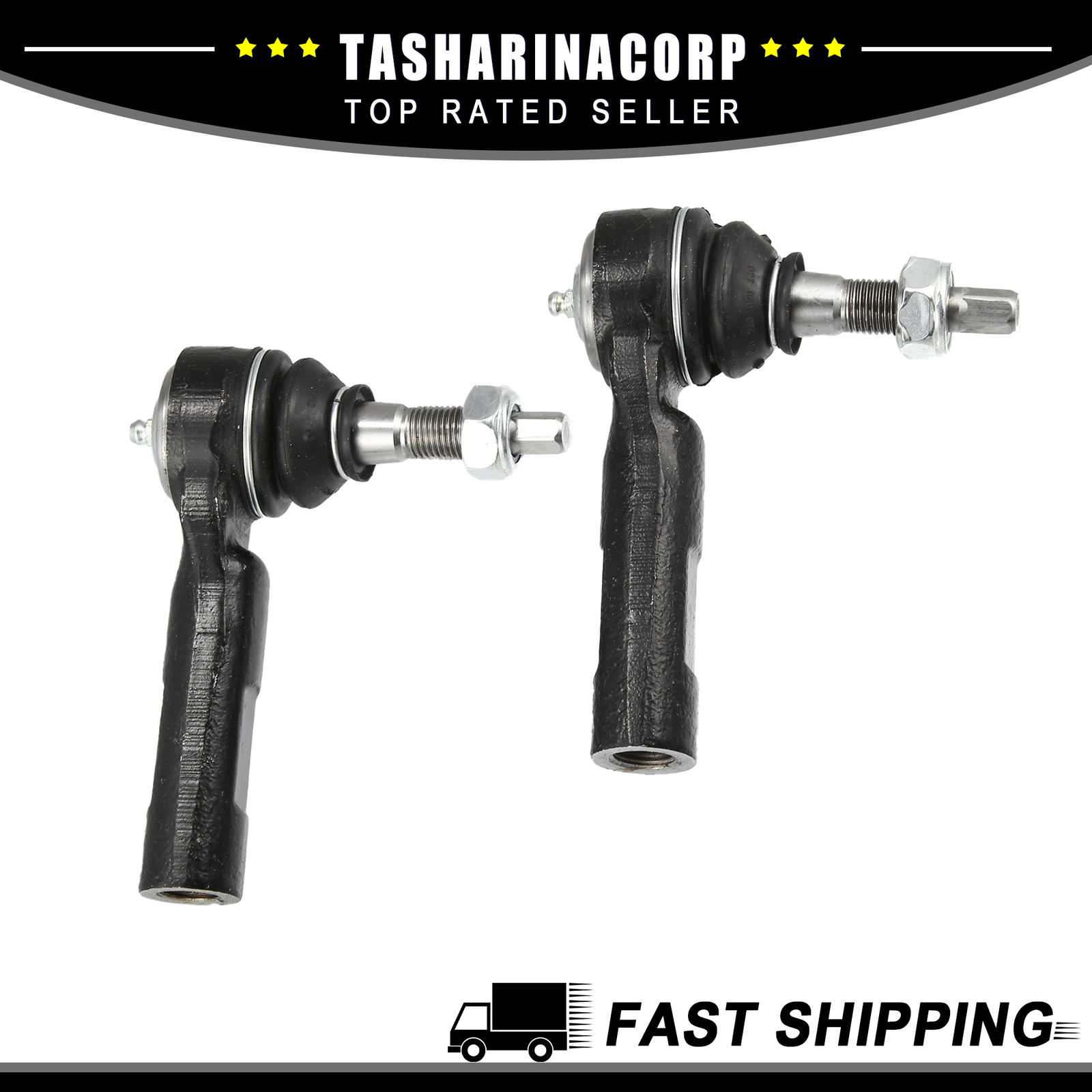 Piece of 2 Front Outer Tie Rod End Links ES3571 fit for Chrysler 300 ...