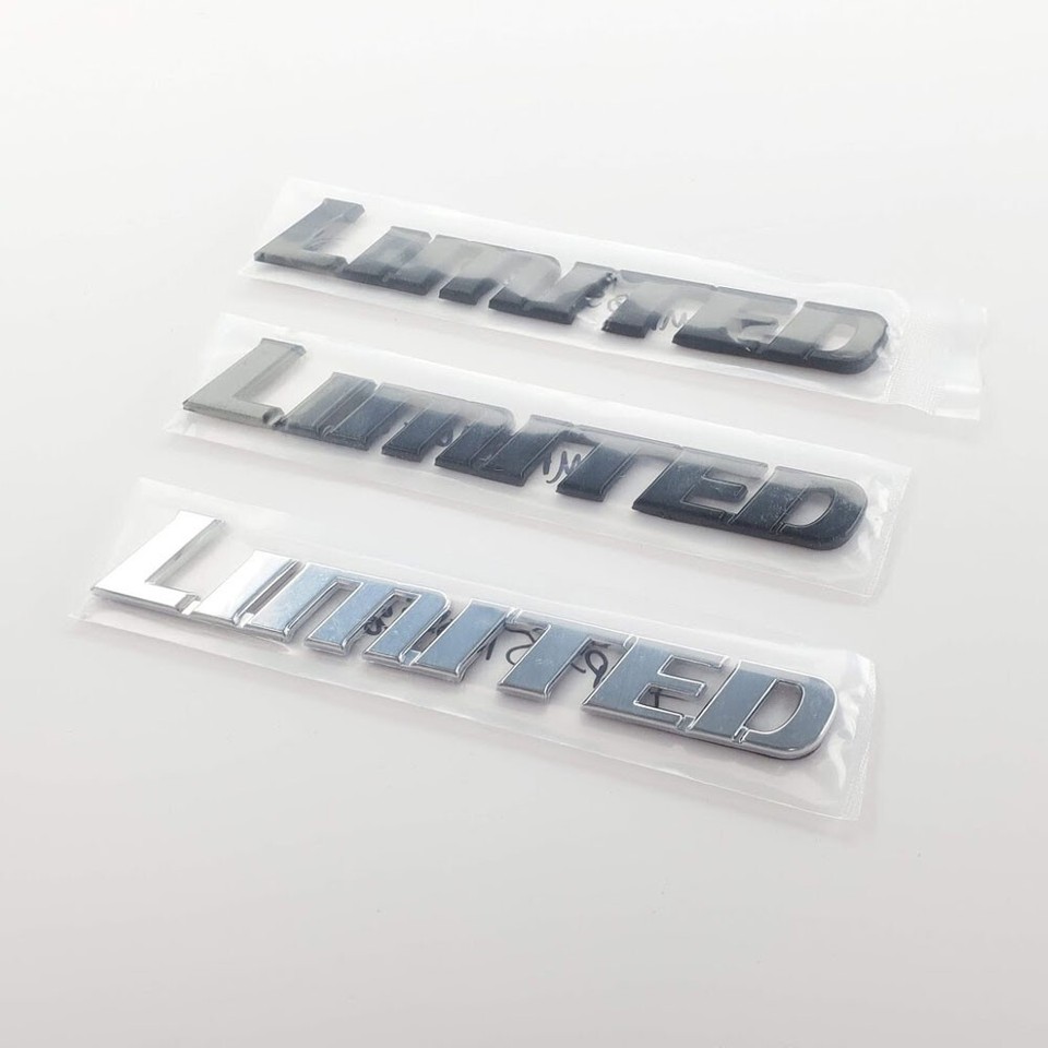 2pc Toyota Tundra Tacoma 4Runner Limited Chrome Emblem PT413-89100 ...
