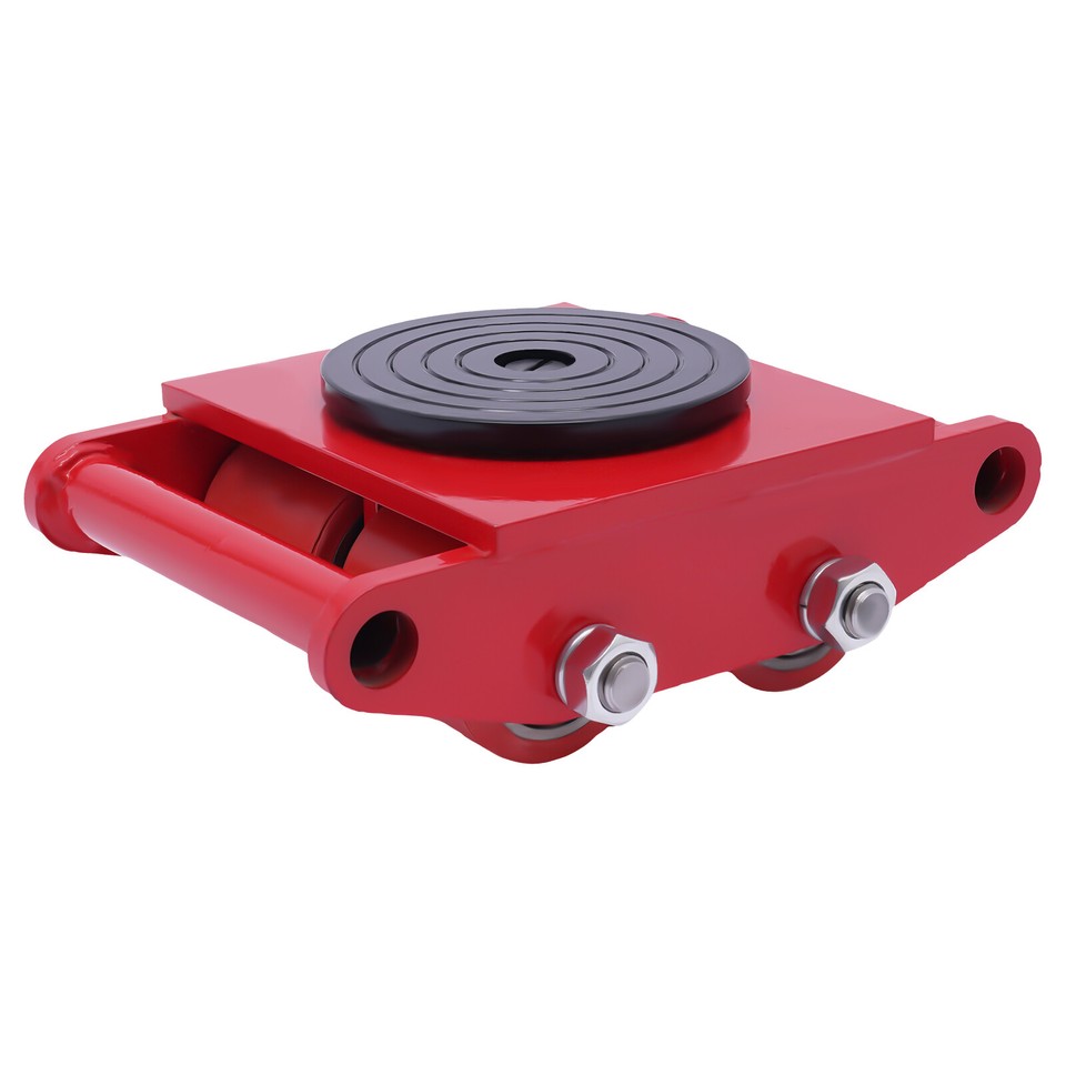 4Pcs Machinery Mover Dolly 6T 13200lb Skate Roller Move 360 Rotation ...