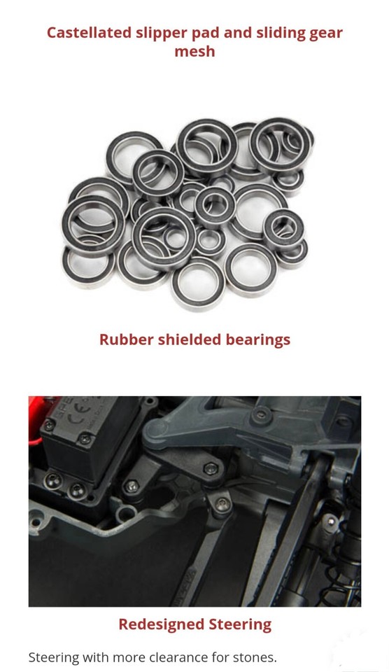 Arrma Servo Blx Pre ROLLER Slider Chassis 4x4 Typhon Buggy Brushless 3s ...