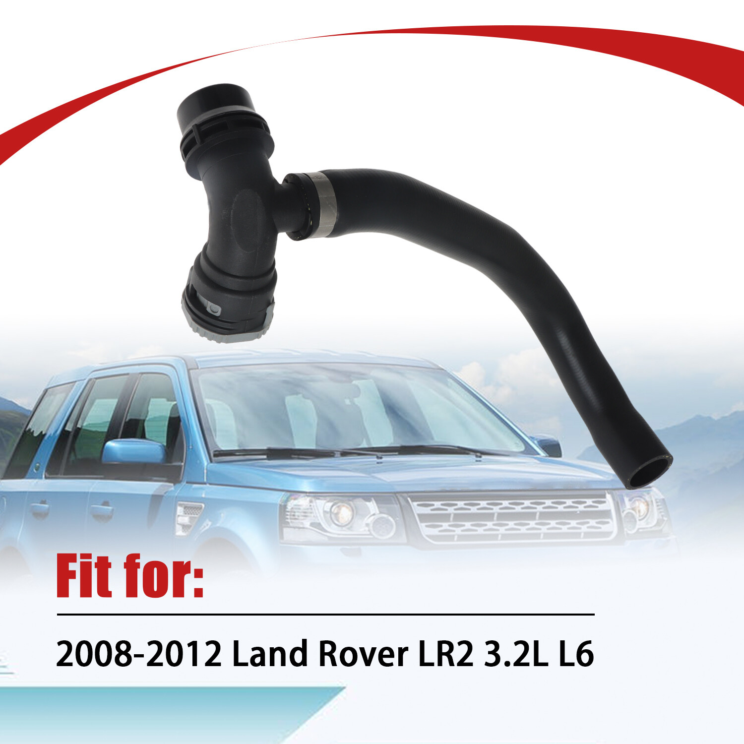 Engine Lower Radiator Coolant Hose Pipe for 2008-2012 Land Rover LR2 3 ...