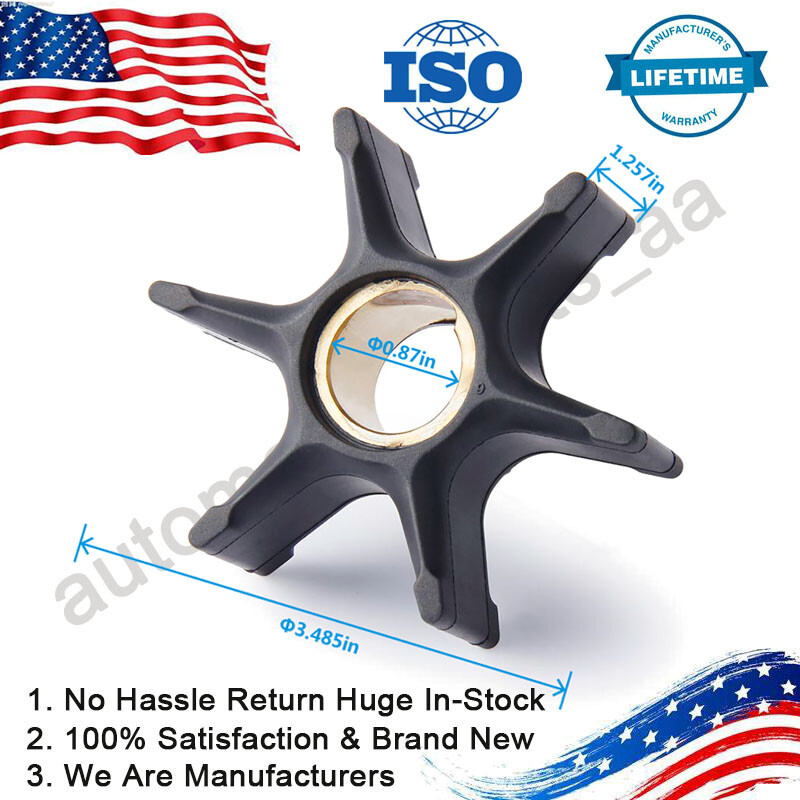 5001593 Outboard Motors Water Pump Impeller for Johnson Evinrude 90 ...