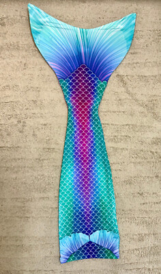 Sun Tail Mermaid Magic Mermaid Tail + Monofin Set for swimming - New w ...