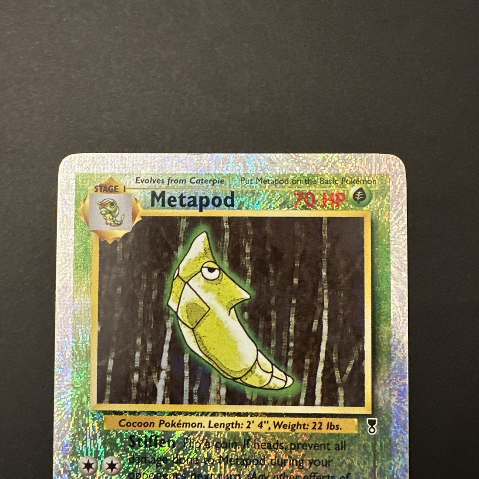 Metapod Reverse Holo Foil 54/110 2002 Pokemon Legendary Collection NM ...
