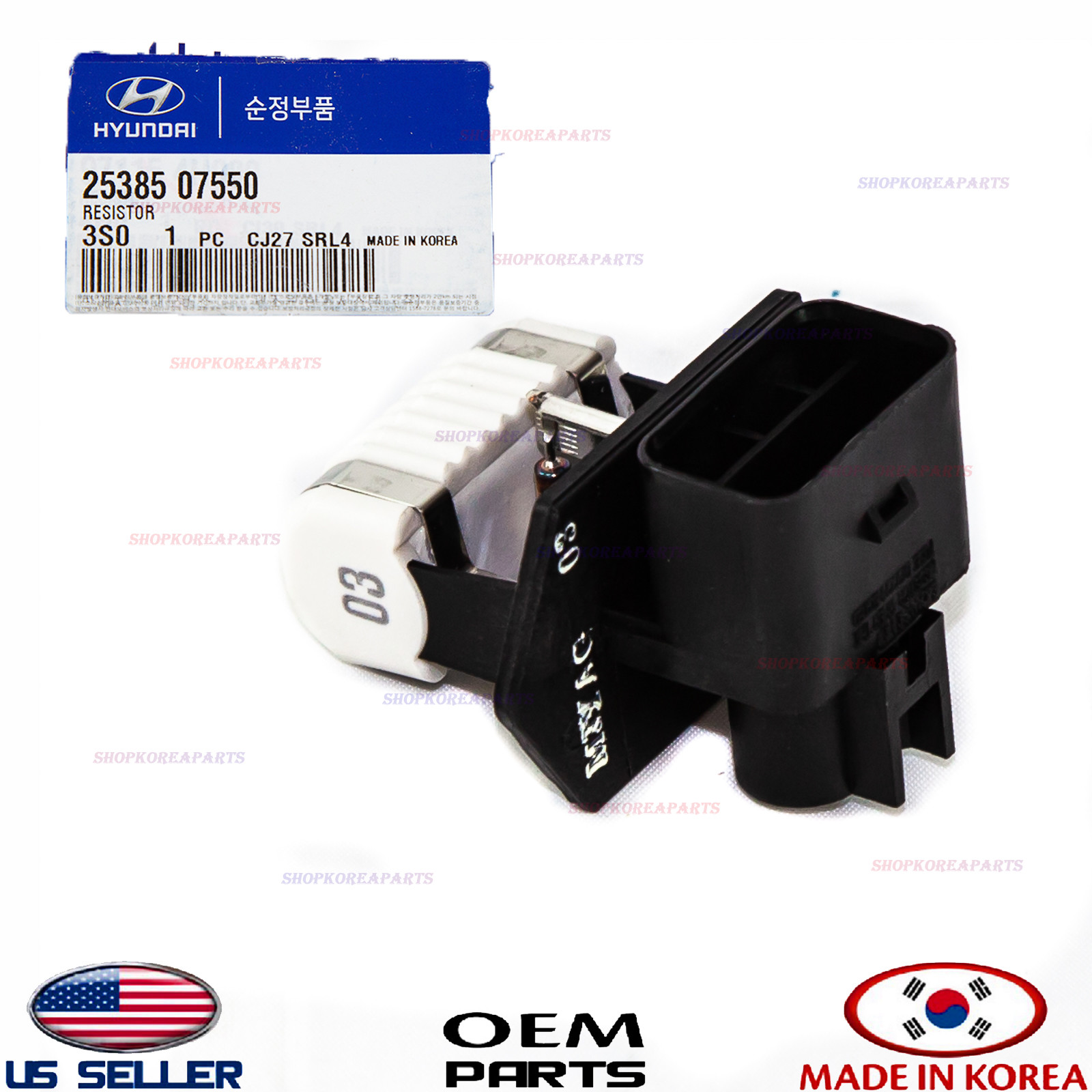 COOLING FAN RESISTOR GENUINE! SOUL ELANTRA SONATA OPTIMA 2.4L 11-2013 ...