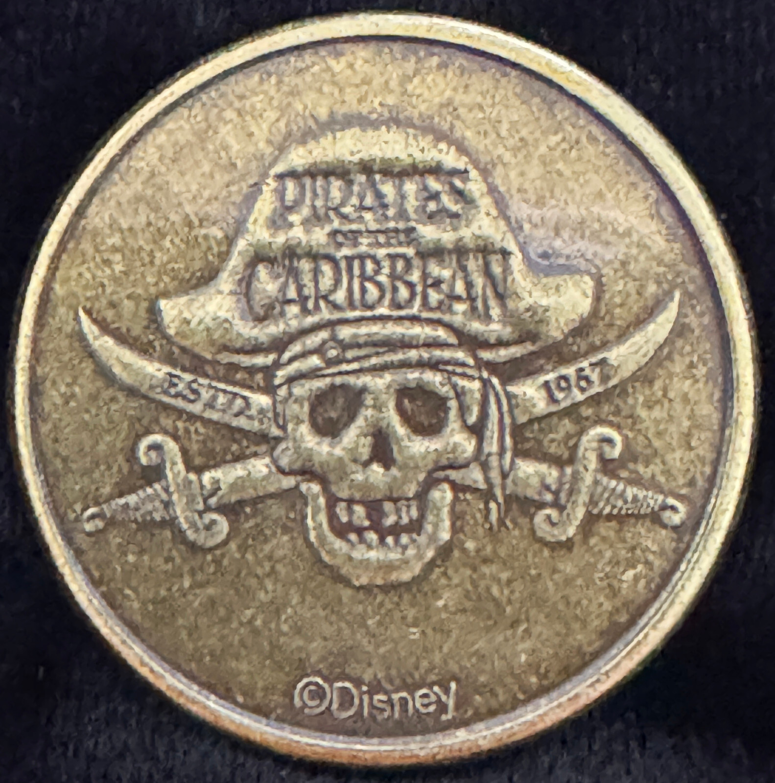 Disneyland Coin Medallion Pirates of the Caribbean Jail Scene | eBay