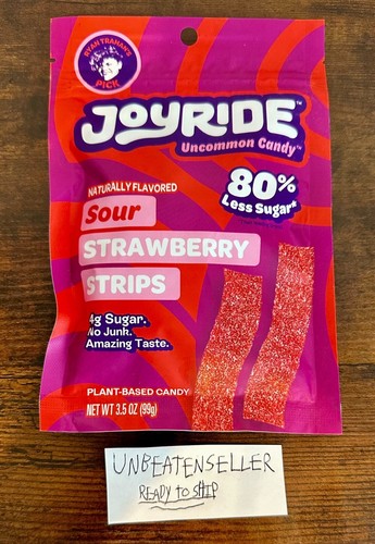 Joyride Candy By Ryan Trahan - Sour Strawberry Strips 99g x 1 Bag IN ...