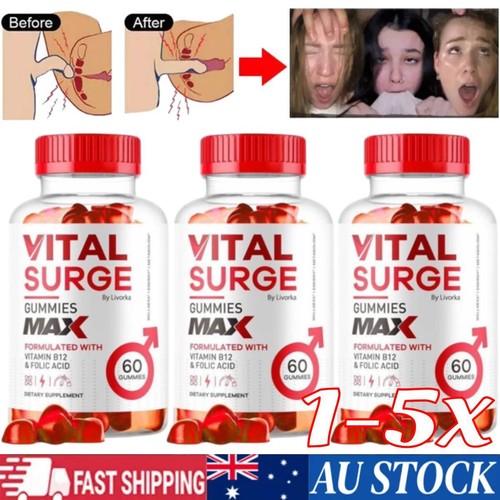 Vital Surge Male Gummies Vital Surge Testo Support Gummys Performance ...