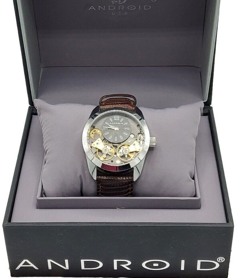 Android Aragon Rare Automatic Watch Men's Double Escapement Double ...