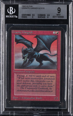 1993 MAGIC: THE GATHERING ALPHA GRANITE GARGOYLE BGS 9 | eBay