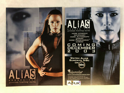 CHEAP PROMO CARD: ALIAS SEASON 2 Inkworks 2003 #A2-UK (Number on Prism ...