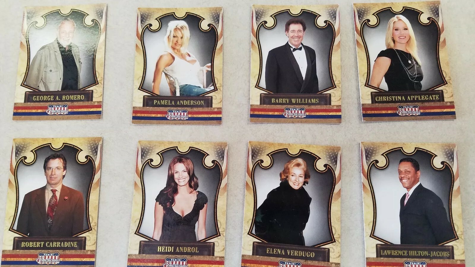 2011 Panini Americana Celebrity Trading Cards Lot of 10 Anderson ...