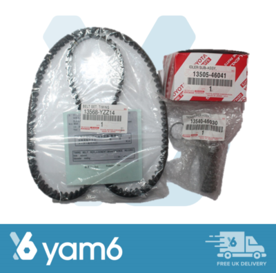 GENUINE TOYOTA TIMING BELT KIT FITS SUPRA, 13568-YZZ14 13505-46041 ...