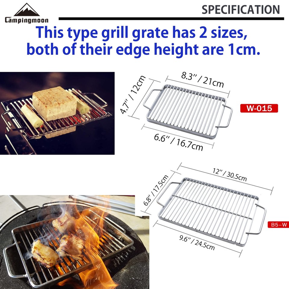 304 Stainless Steel 96 x 68 Cooking Grill Grate Cooking Grid Cooking Gr ...
