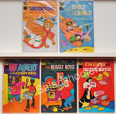 Lot of 5 Vintage Whitman Comics Comic Books From the Mid 1970's VG 4.0 ...