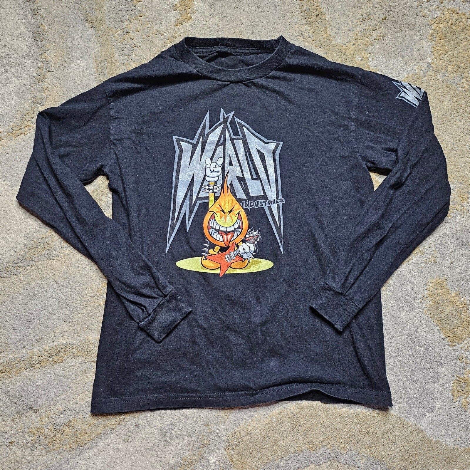 World Industries Flameboy Graphic Long Sleeve T Shirt Black Kids 12 | eBay