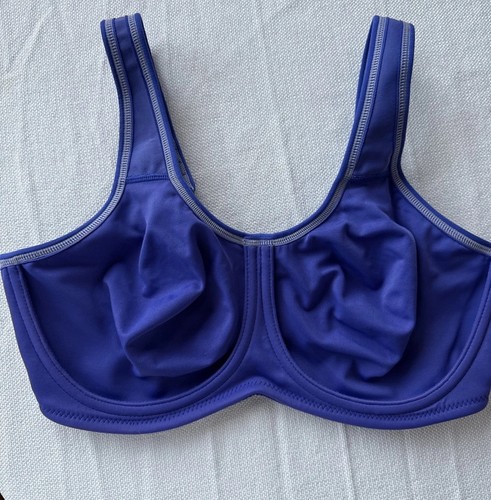 NWOT Wacoal Sports Bra Simone UW Back Closure Max Support 855170 Purple ...