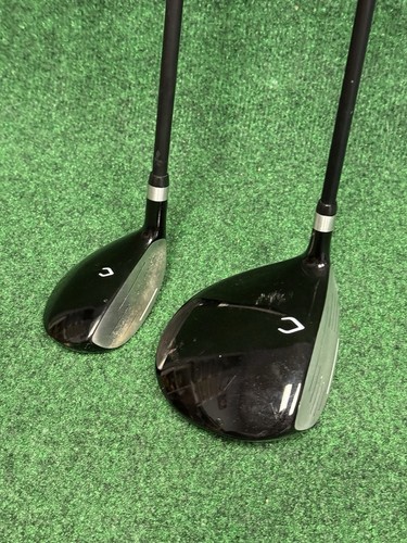 Top Flight Junior Driver & Hybrid Right Handed Ti Matrix Junior Flex ...