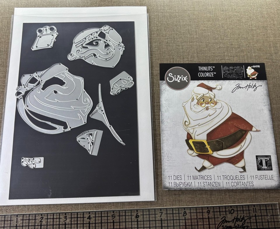 Tim Holtz Jolly St. Nick Colorize Die Set | eBay