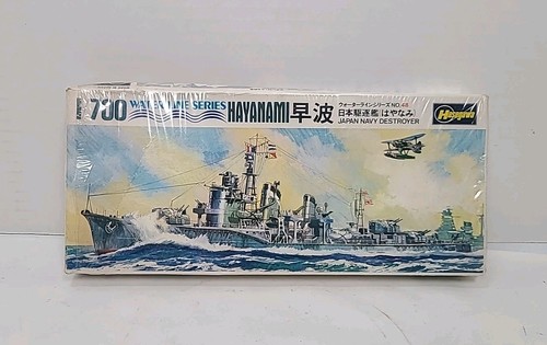 Hasegawa 1/700 Scale Water line Series Hayanami Japan Navy Destroyer ...