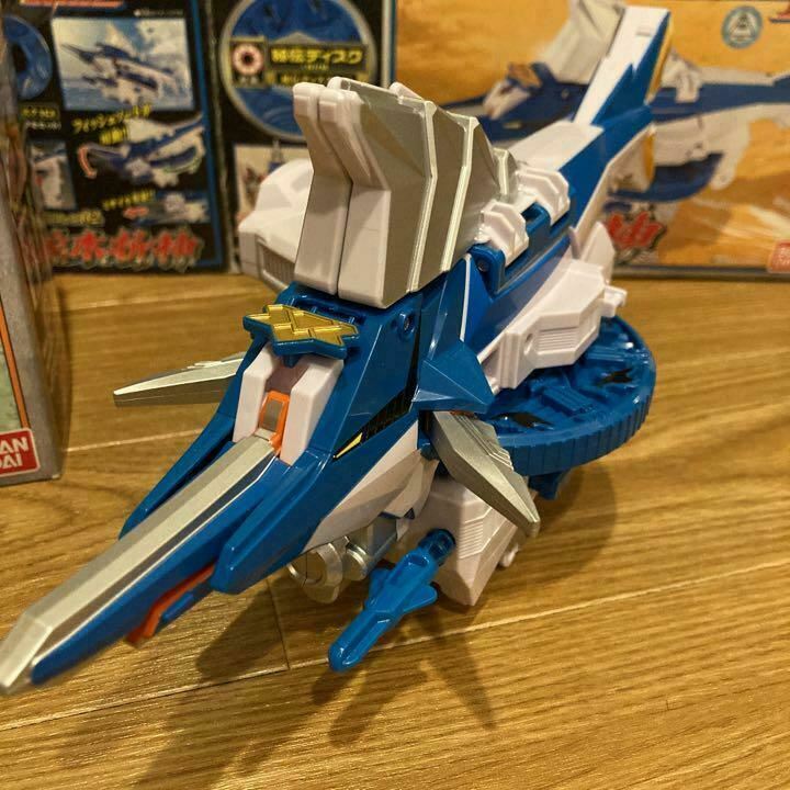 Power Rangers Samurai Shinkenger DX KAJIKI OriGami Swordfish Megazord ...