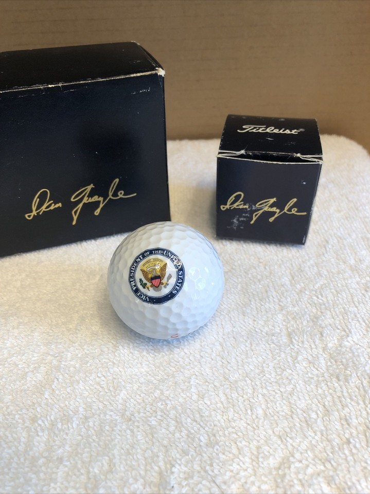 3 Single ball box/pack of Official Dan Quayle vice presidential golf ...
