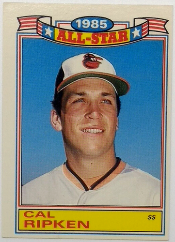1985 Topps All-Star Game Commemorative Set Cal Ripken Jr #5 | eBay
